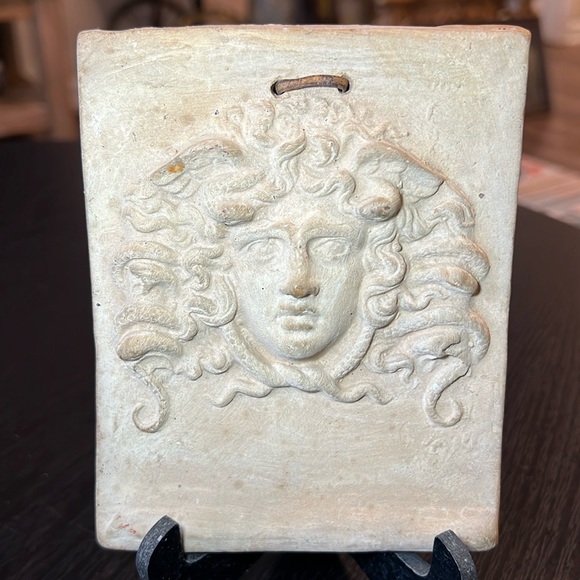 Artisan | Wall Decor | Vintage Artisan Terracotta Medusa Greek ...